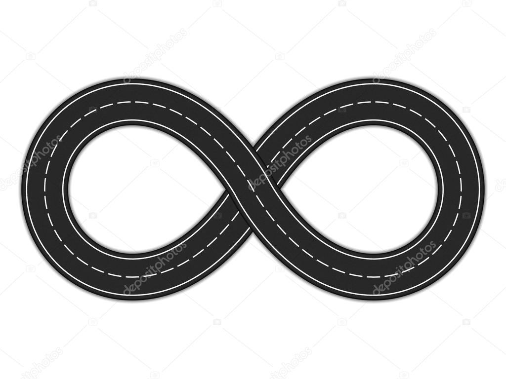 Road Infiinty Symbol Stock Vector Image by ©human_306 #108590278
