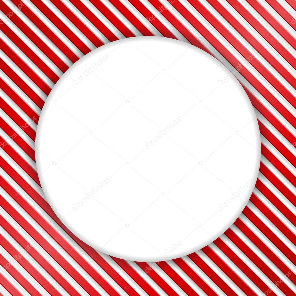 Round Banner on Striped Background Stock Vector by ©human_306 58350065