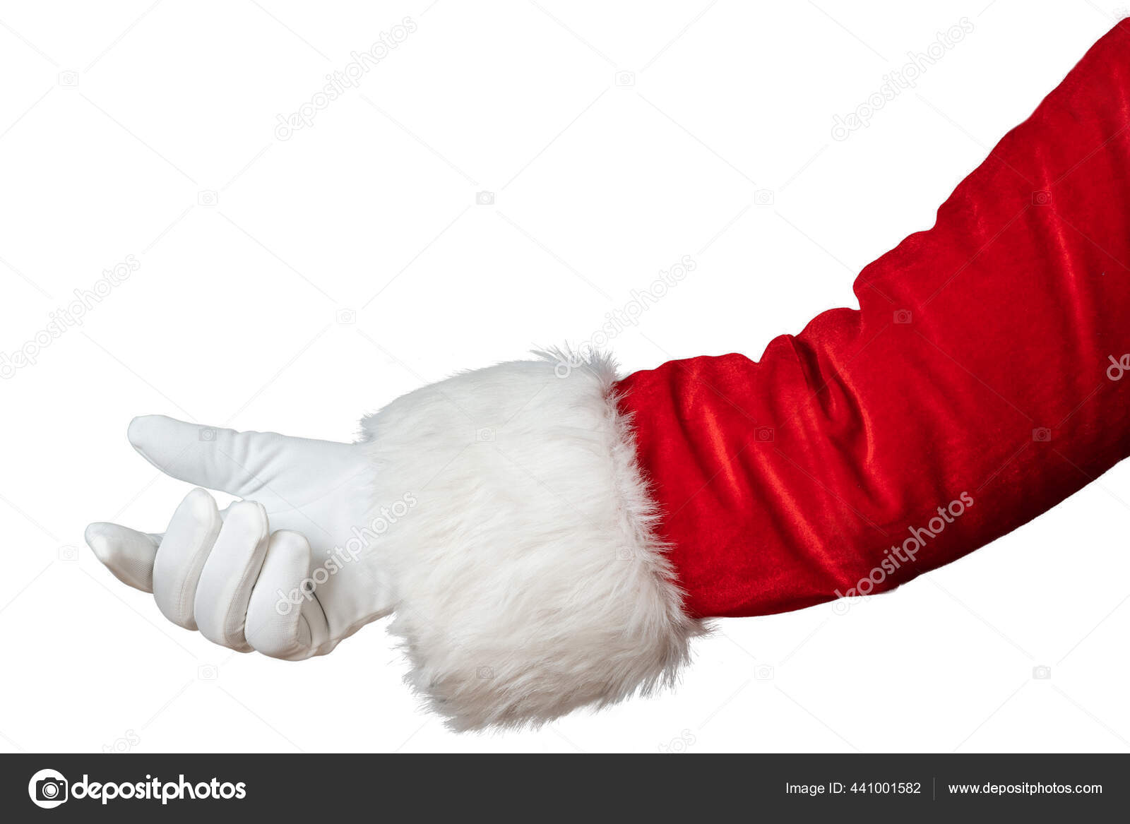 Santa Claus hand isolated on white background Stock Photo by ©Fotolit2 ...