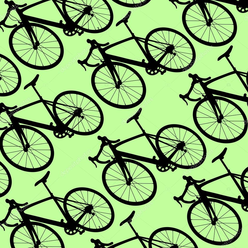 Bicycle Pattern Wallpaper