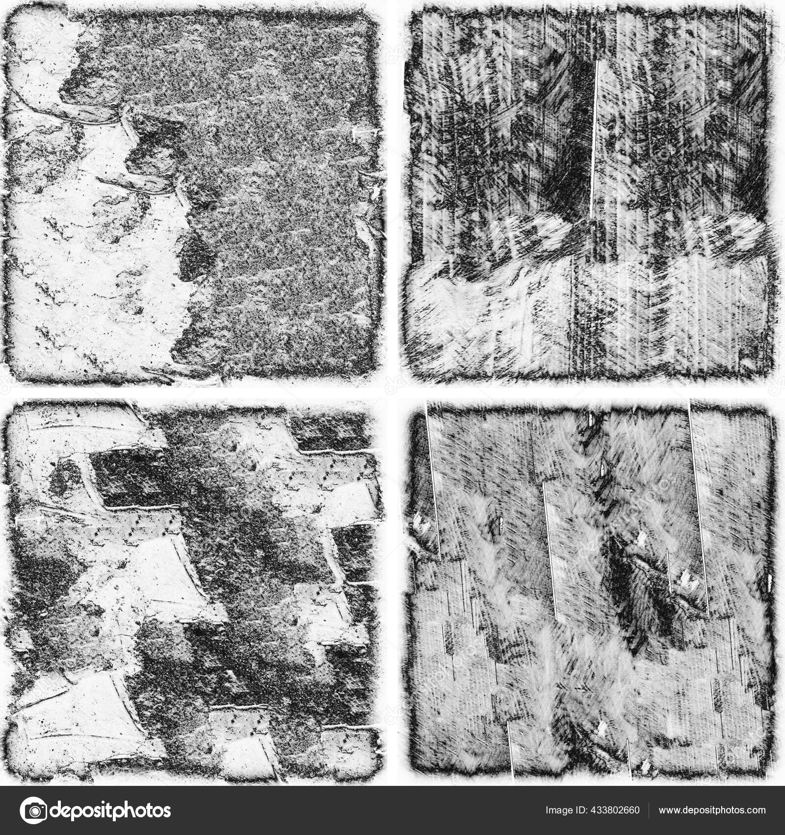 Grunge Texture Background Set Abstract Texture Background Old Concrete ...