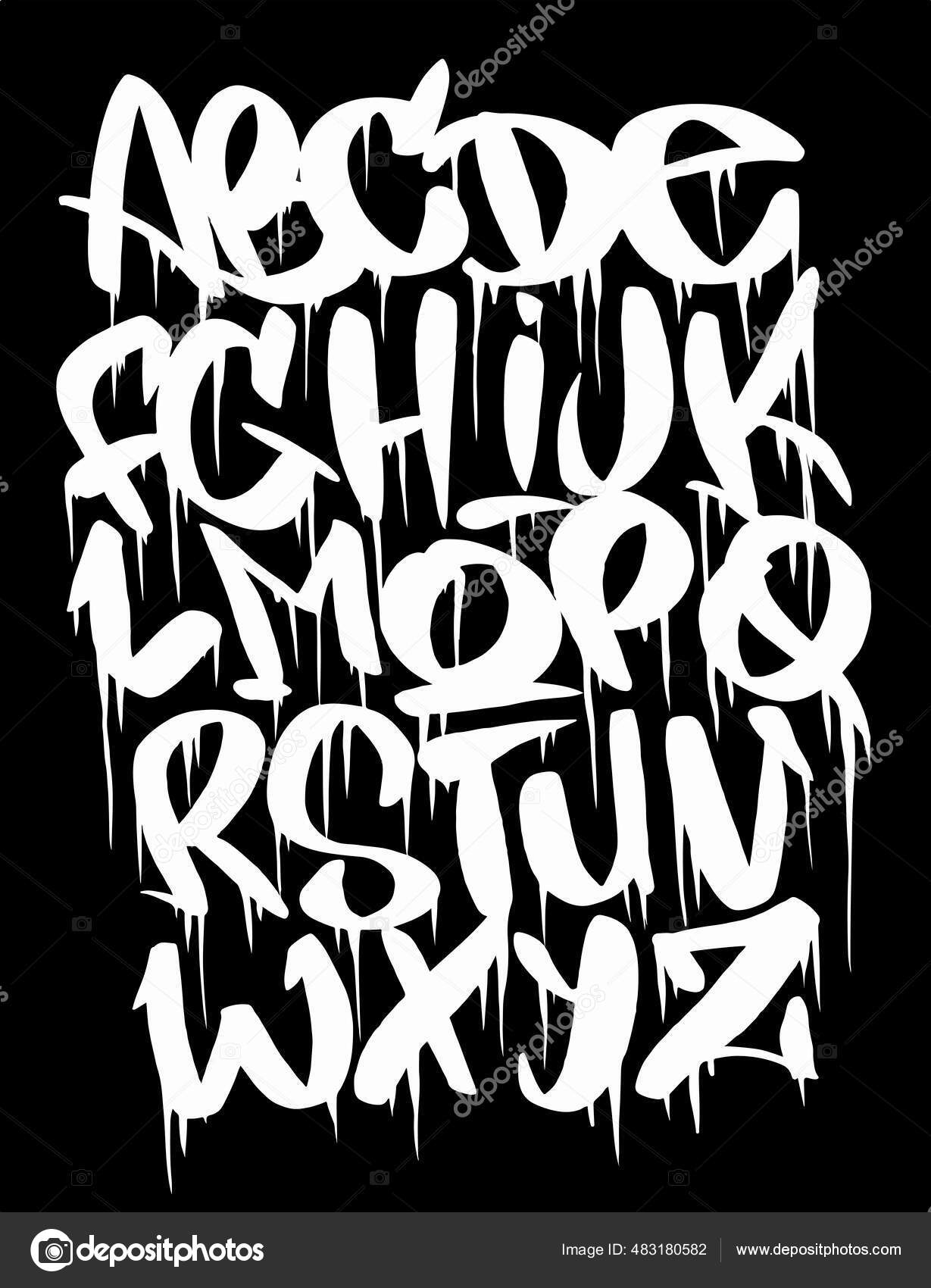Mexican Graffiti Alphabet