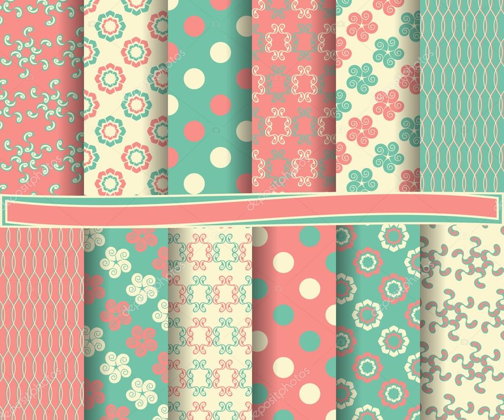Set of abstract vector paper for scrapbook Stock Vector Image by ©Nadin ...
