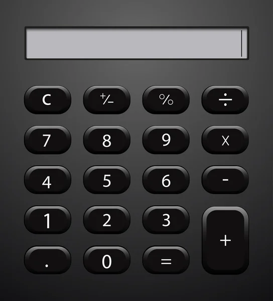 Vector concept modern calculator background. Stock Vector Image by ...