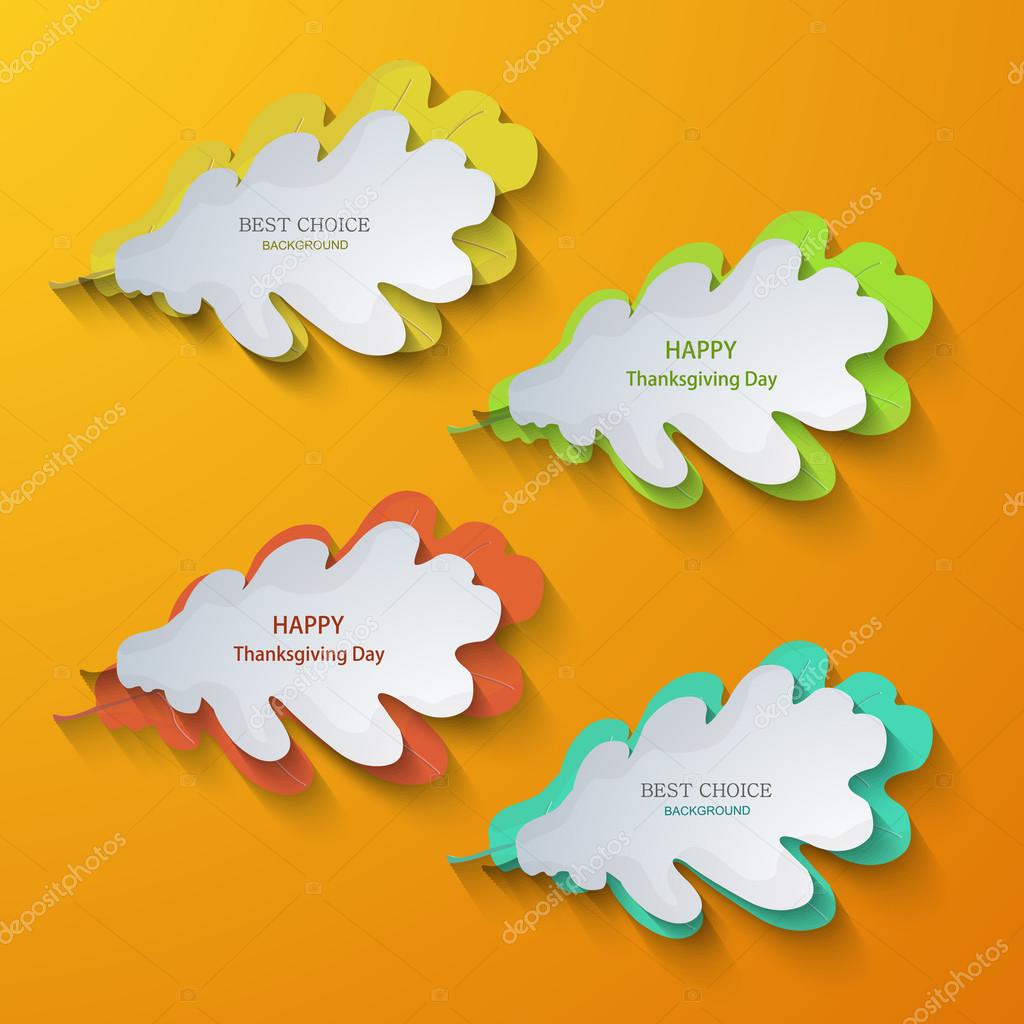 Vector modern thanksgiving day background. Stock Vector Image by ...