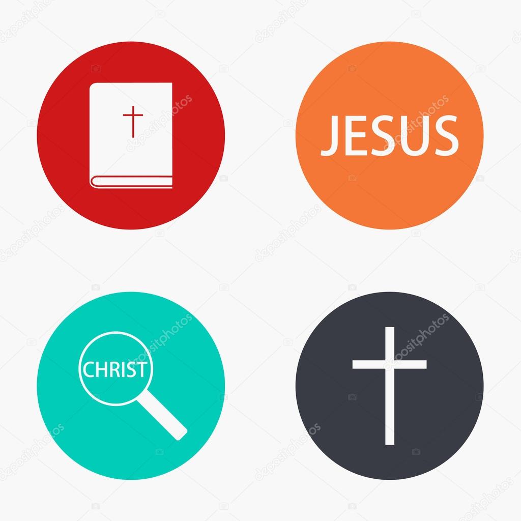 Vector modern religion colorful icons set Stock Vector Image by ©trambo ...