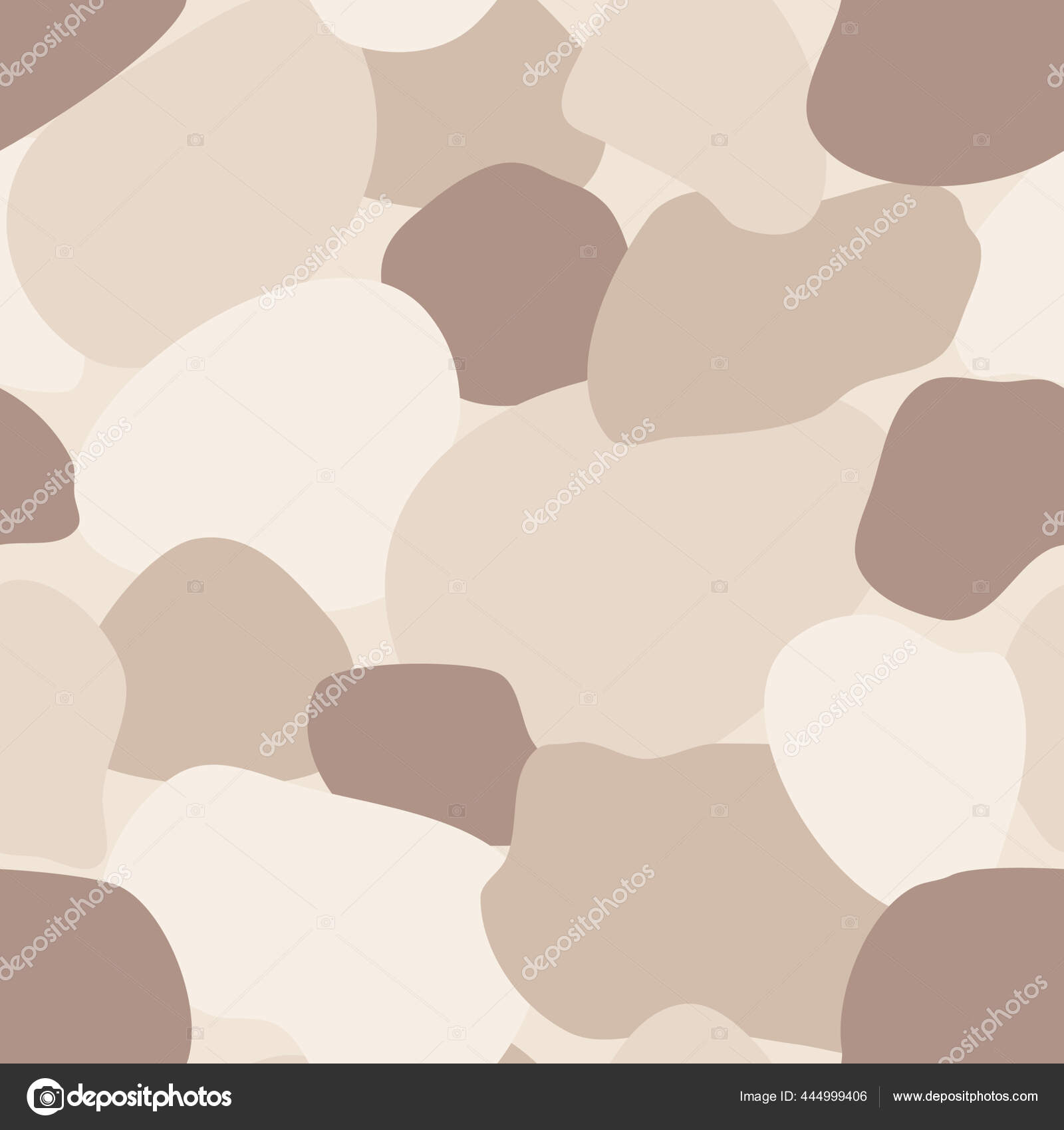 Seamless Repeating Pattern Organic Shapes Soft Neutral Colors Light ...