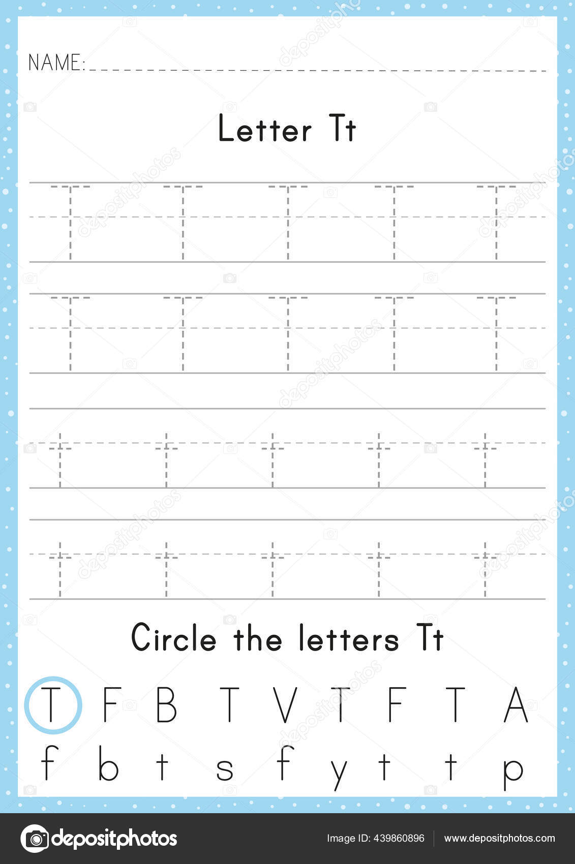 Hojas De Trabajo Imprimibles Para El Alfabeto De Jardín De Infantes