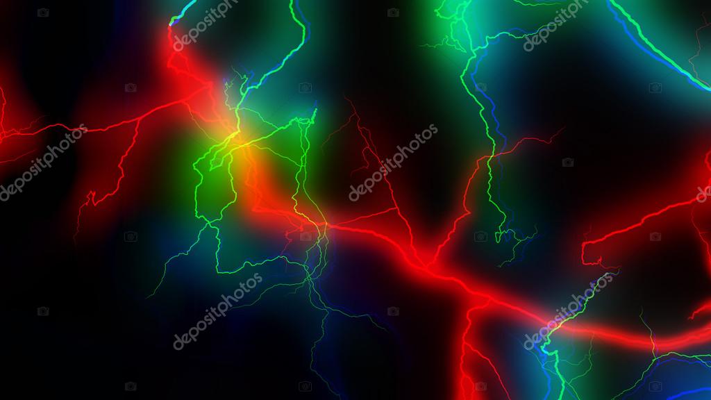 Colourful energy discharge 3d rendering Stock Photo by ©DarioStudios ...