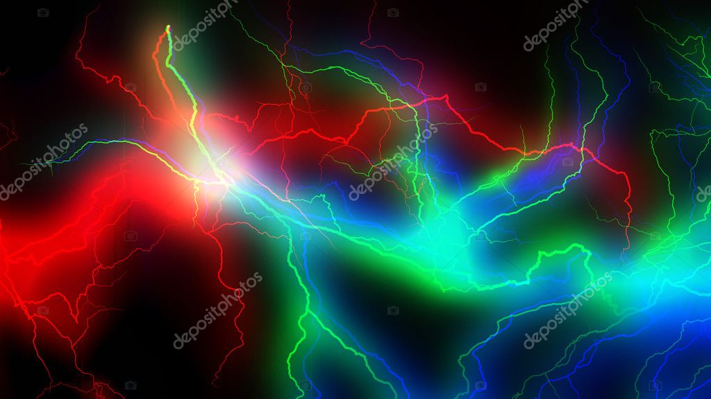 Colourful energy discharge 3d rendering Stock Photo by ©DarioStudios ...