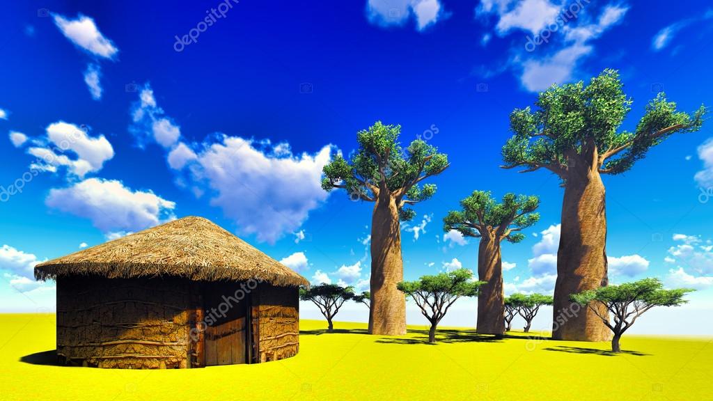 Chozas Tradicionales Africanas