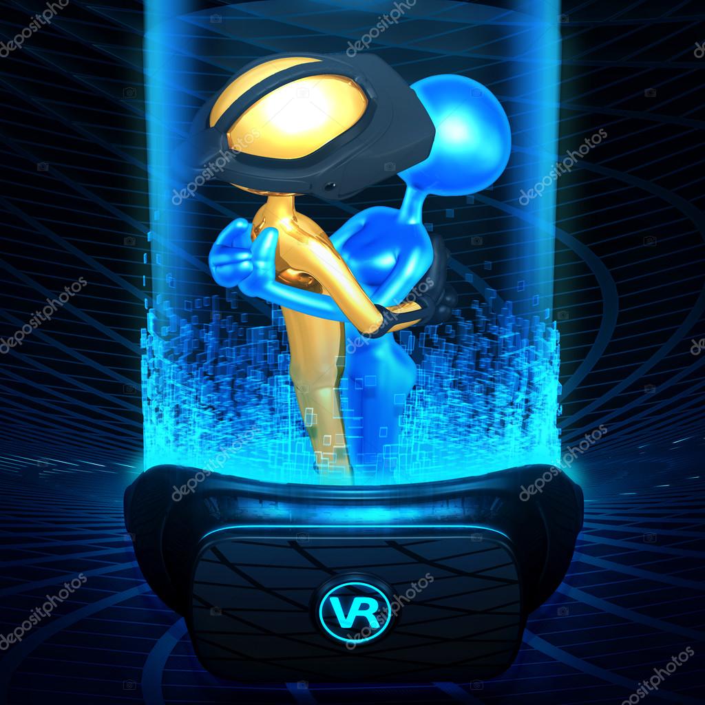 Virtual Reality VR — Stock Photo © LuMaxArt #120695816 Virtual Reality VR — Stock Photo © LuMaxArt #120695816