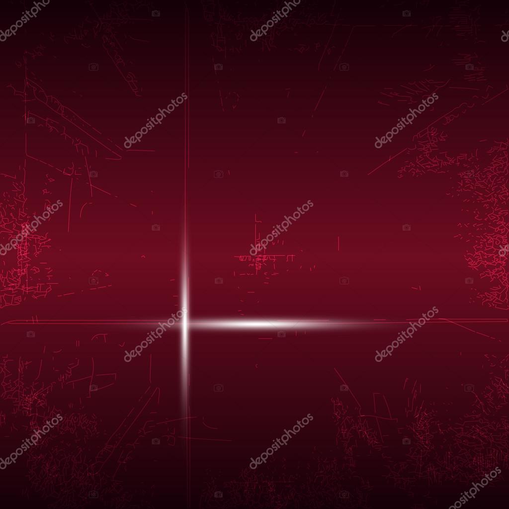 Red abstract background noise texture light lines technology vector ...