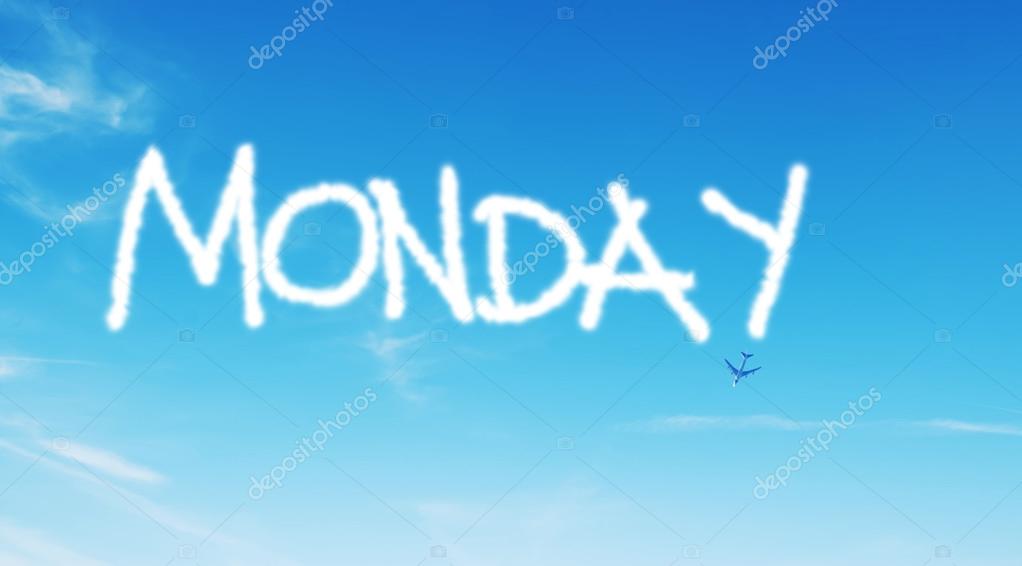 Monday written in the sky — Stock Photo © AlKan32 #71191201