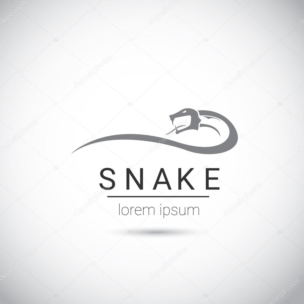 Vector snake simple black logo design element. — Stock Vector © zm1ter ...