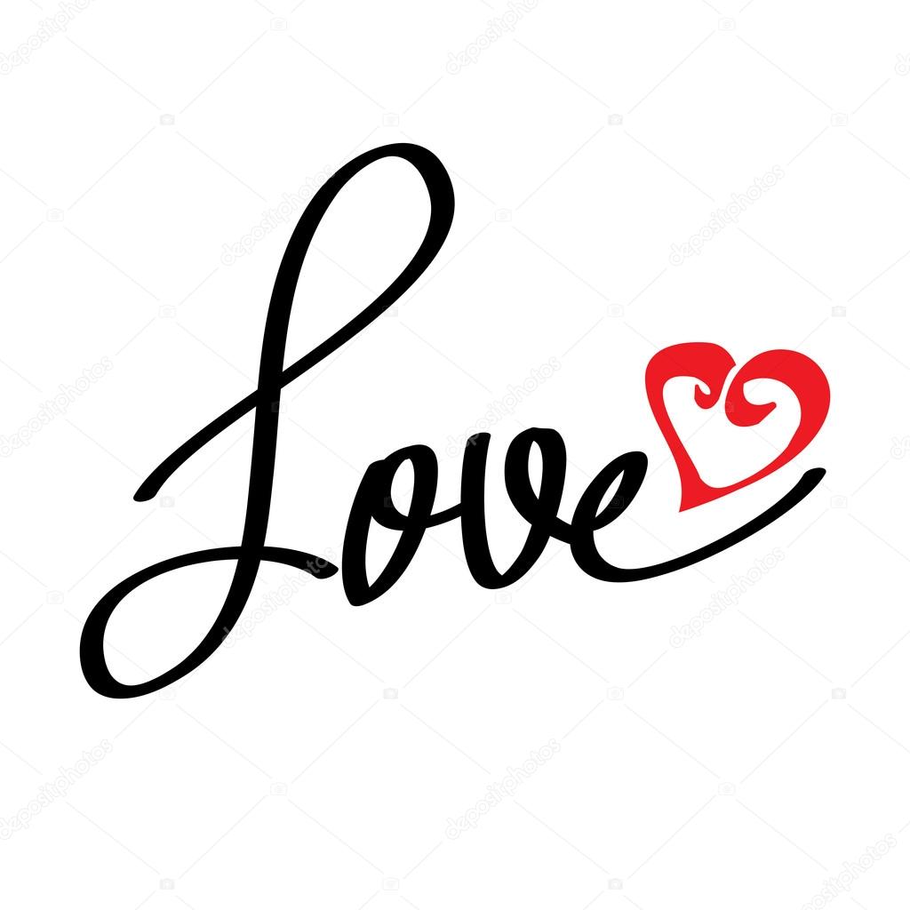 Vector letters love text doodles Stock Vector by ©zm1ter 102976916