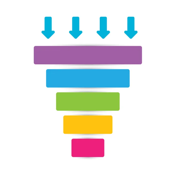 Marketing icons funnel Vector Art Stock Images | Depositphotos