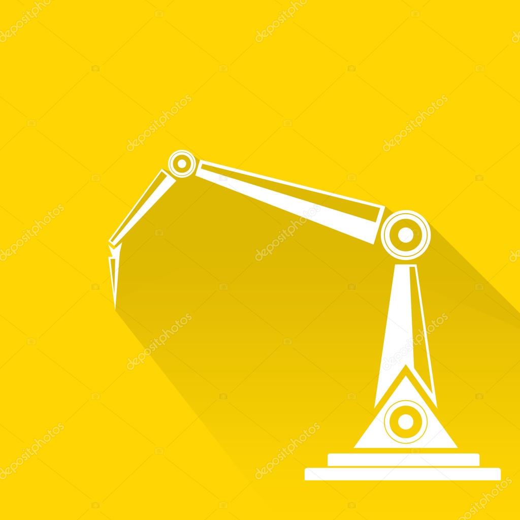 Vector robotic arm symbol. robot hand. Stock Vector Image by ©zm1ter ...