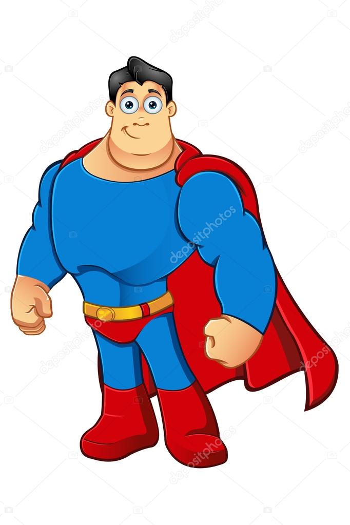 A Cartoon Superhero Character Stock Vector Image by ©npr1977 #53194551
