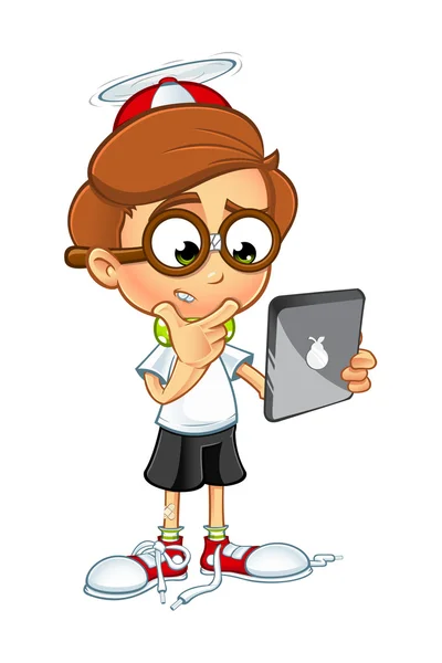 Nerd Boy Cartoon Character Stock Vector Image by ©npr1977 #53292395