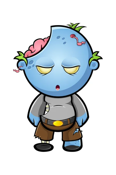 Blue Cartoon Zombie Character Stock Vector Image by ©npr1977 #54798263