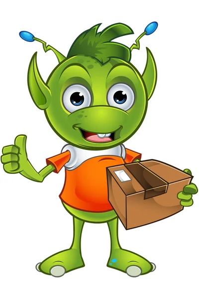 Pointy Eared Alien Character Stock Vector Image by ©npr1977 #62191589