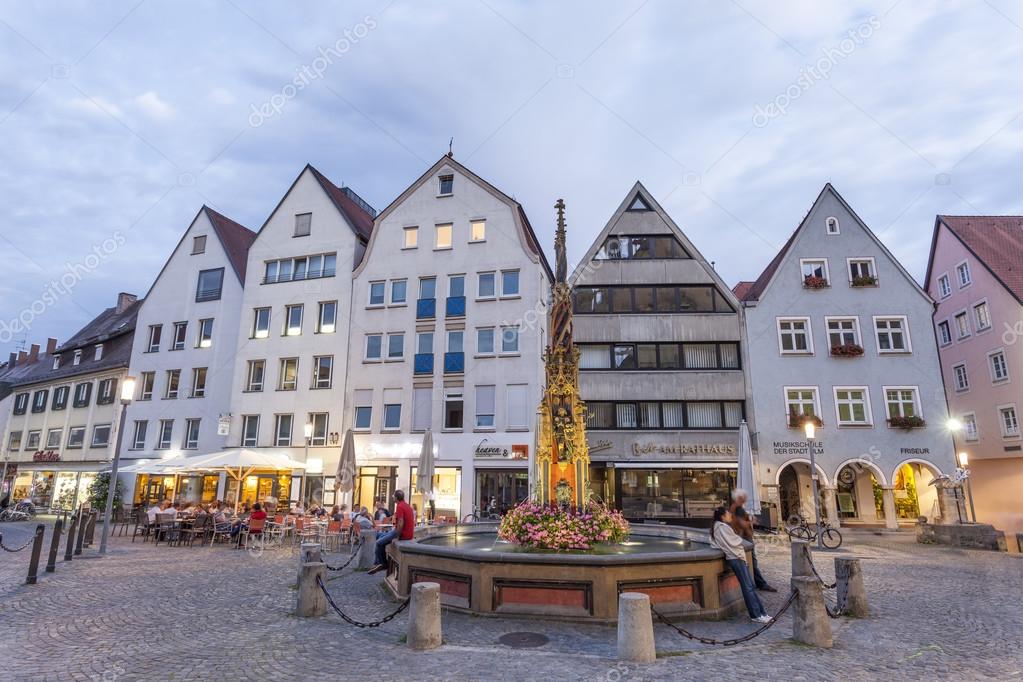 Market place in Ulm, Germany – Stock Editorial Photo © philipus #121736426