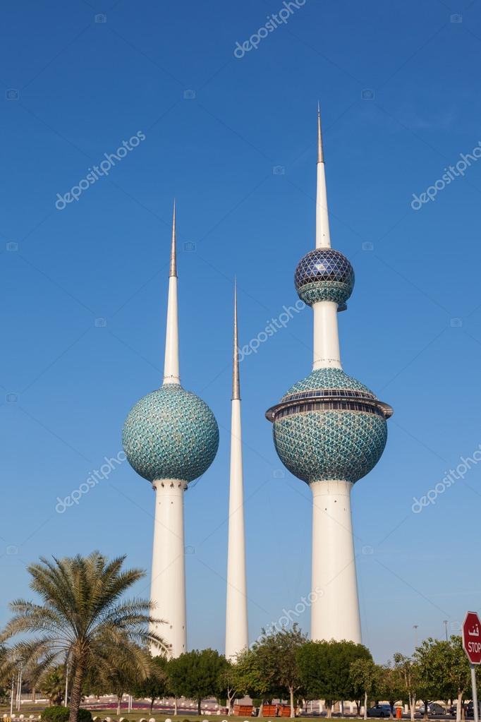 KUWAIT - DEC 8: The Kuwait Towers - the best known landmark of Kuwait ...