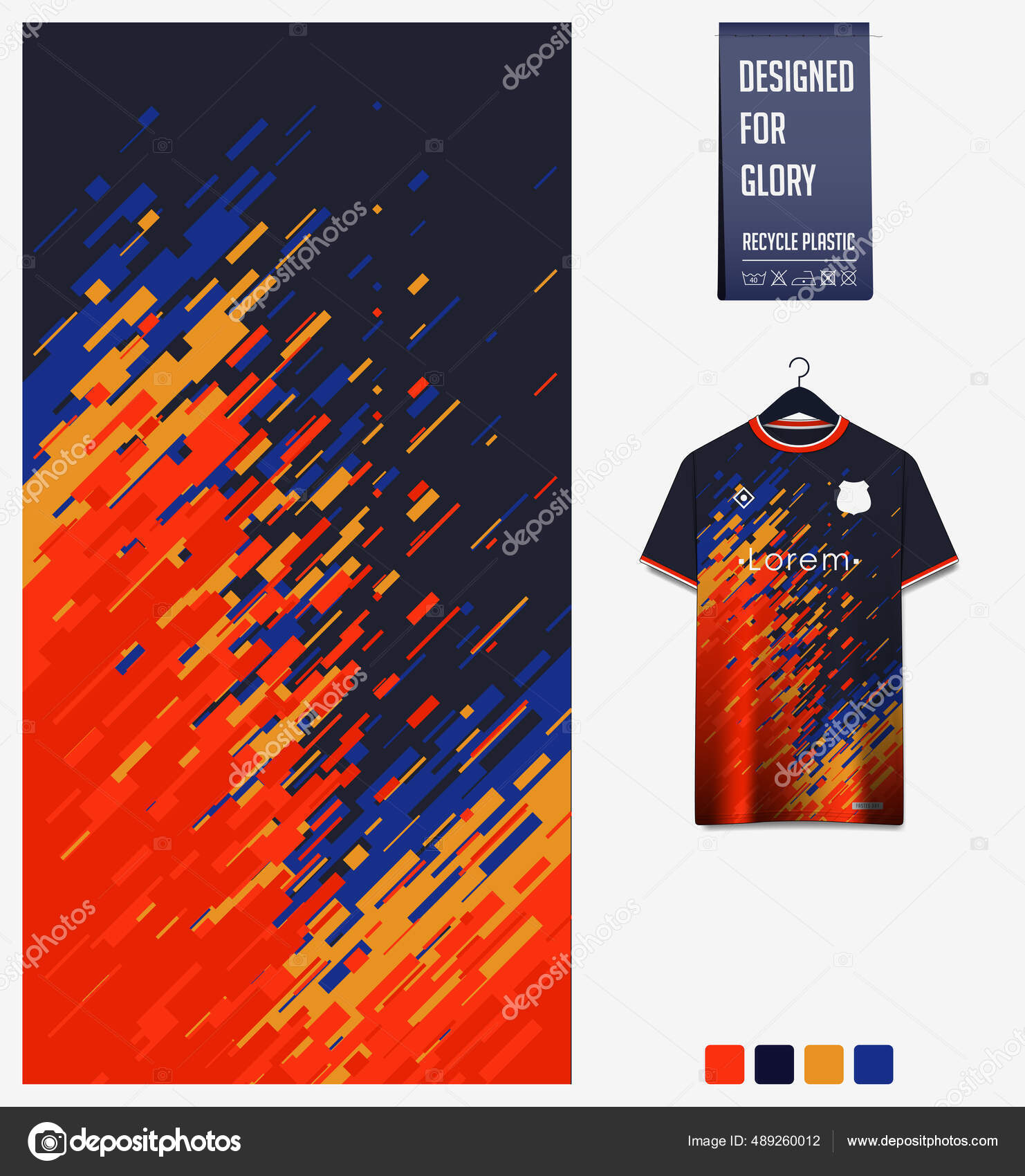 Soccer Jersey Pattern Design Abstract Pattern Colorful Background ...