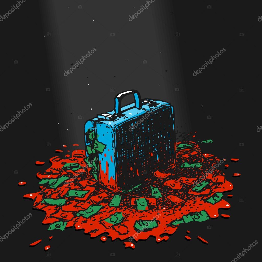 Vector Symbol Blood Money Stock Vector Image by ©Bakalavar #75731897