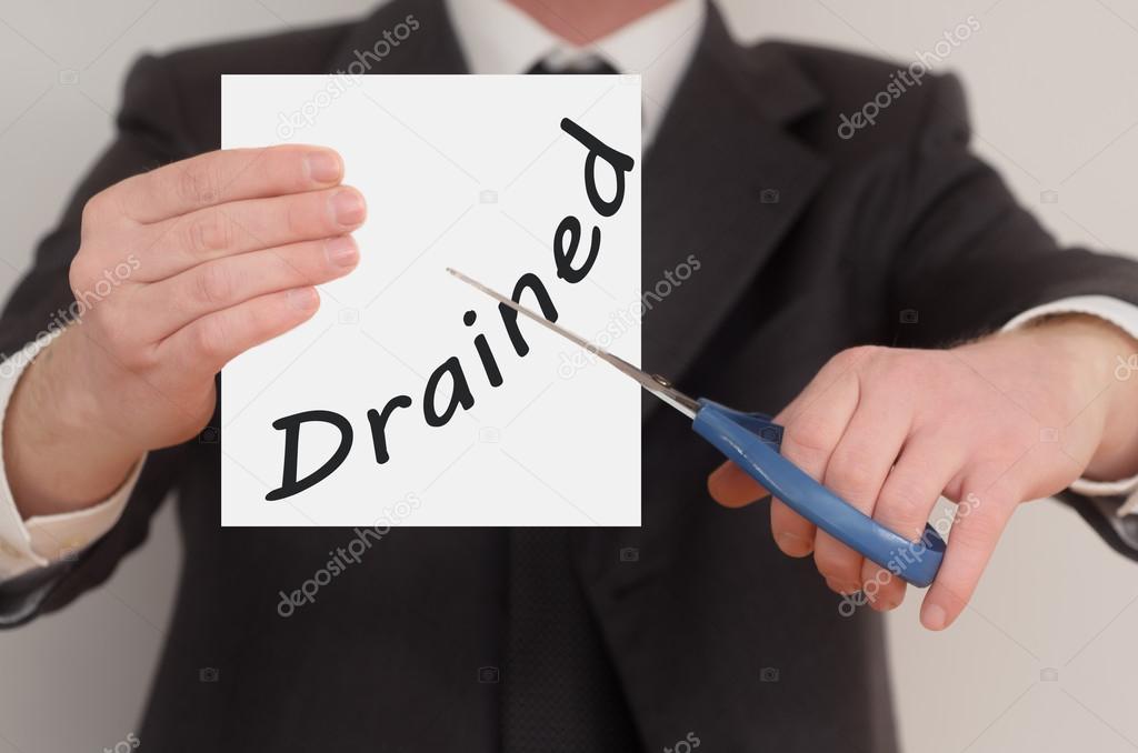 Drained, determined man healing bad emotions — Stock Photo © vepar5 ...