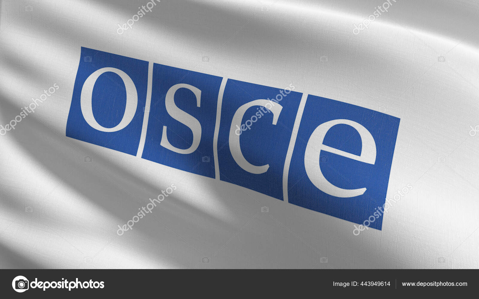 Flag Osce Organization Security Cooperation Europe Rendering ...