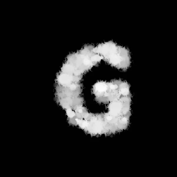 Fog Mist Smoke Forming Letter English Alphabet Text Font Character ...