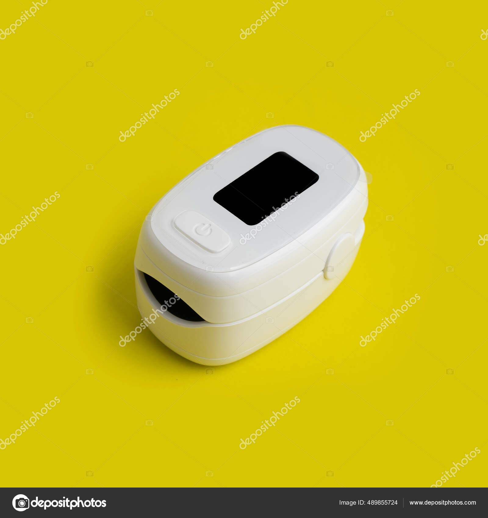 Pulse Oximeter Blood Oxygen Level Measure Monitor Device Isolated ...