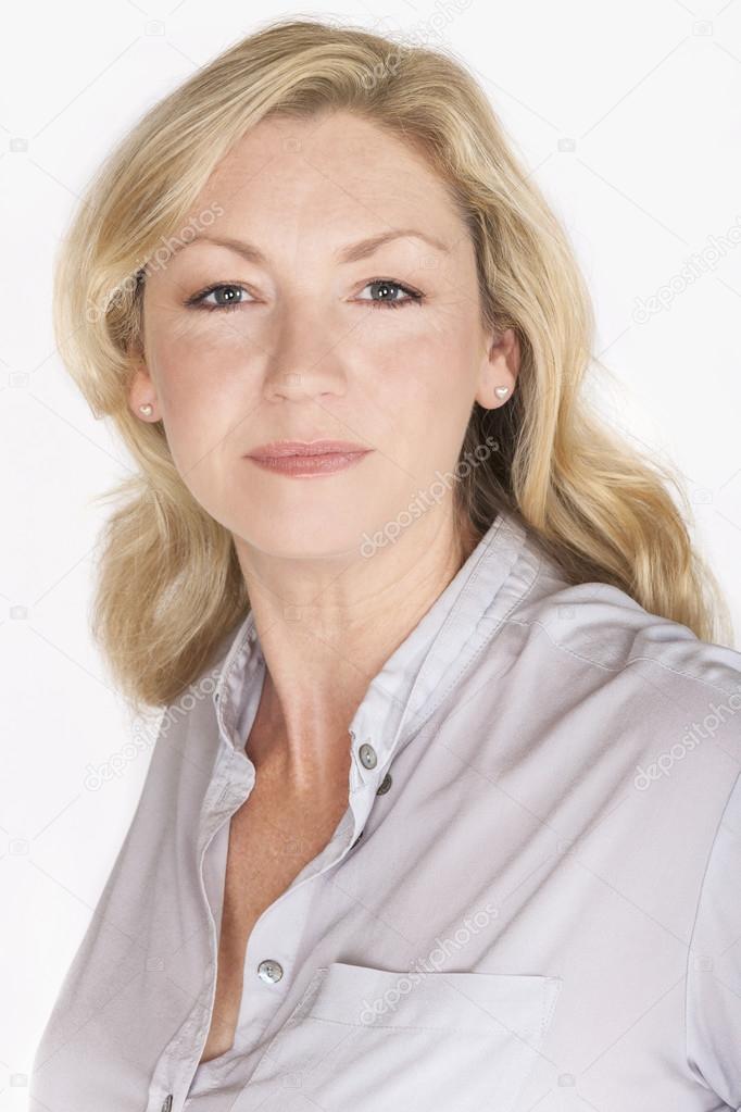 Happy Middle Aged Woman