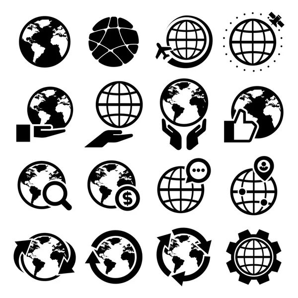 Earth icons set Stock Vector Image by ©kanate #79652110
