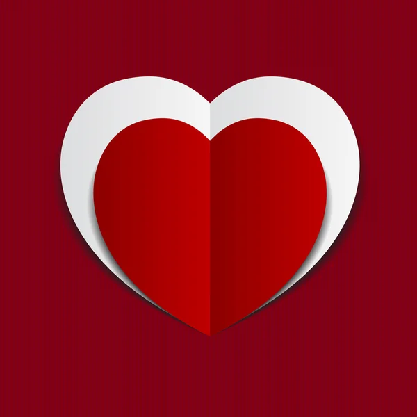 Red Heart paper background Stock Vector by ©kanate 96538554