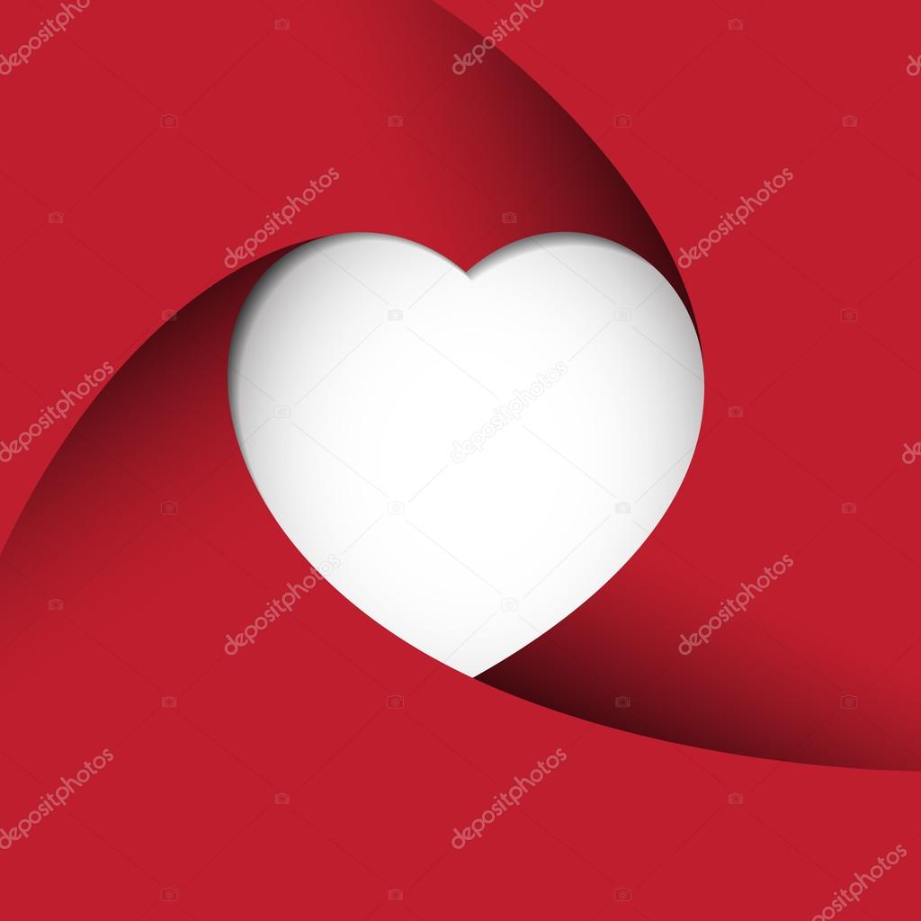 Red Heart paper background Stock Vector by ©kanate 96538554