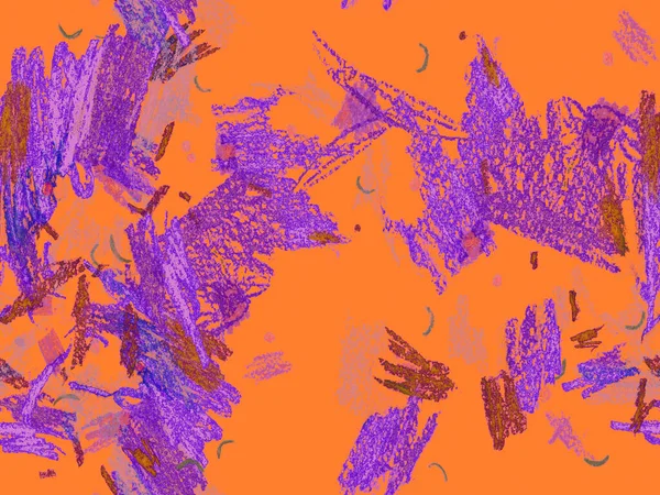 Creative Crayon Header. Cute Big Artistic Geometric Seamless Pattern on ...