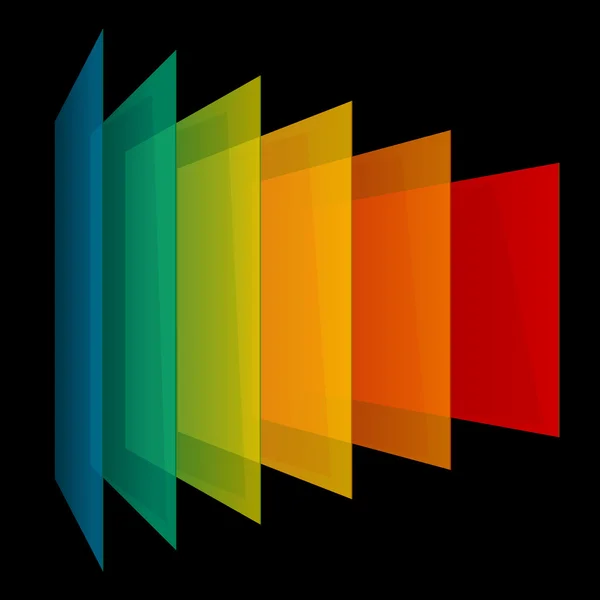 Perspective rainbow rectangles Stock Vector Image by ©Mikado767 #88906006