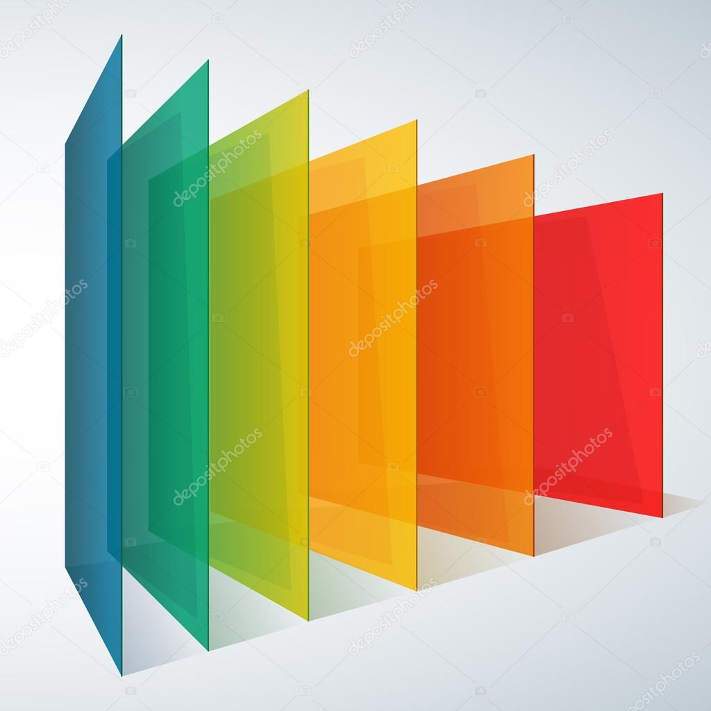 Perspective rainbow rectangles Stock Vector Image by ©Mikado767 #88906006