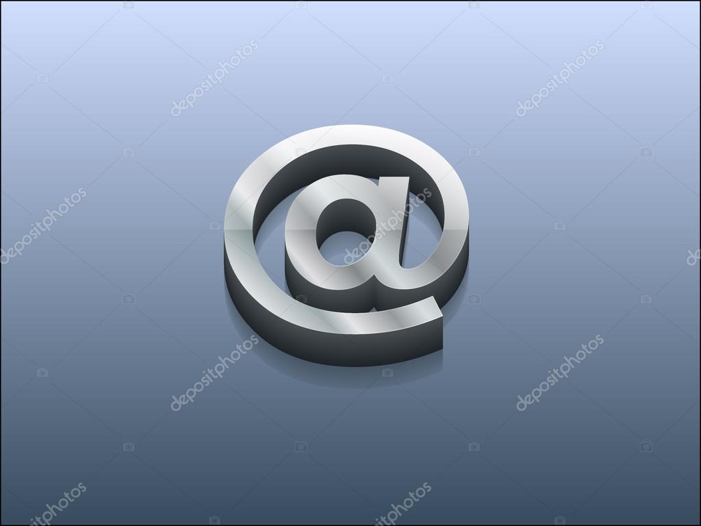 3d illustration of email icon Stock Photo by ©ArchManStocker 53819865