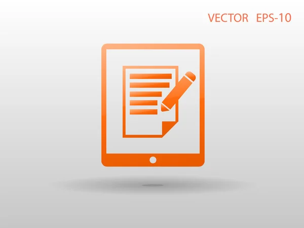 Touchpad notes icon Stock Vector by ©ArchManStocker 62368537