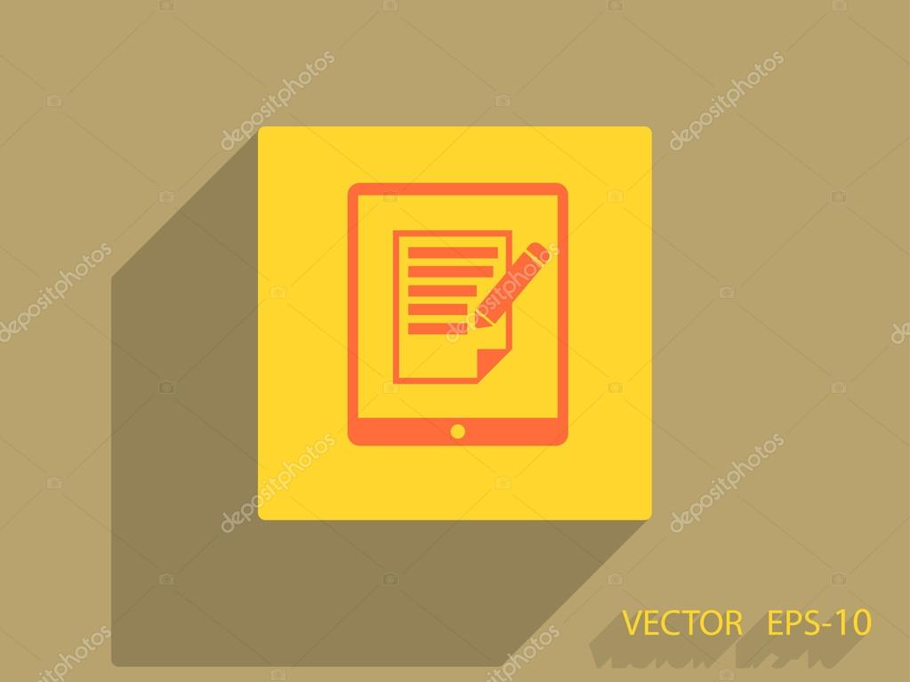 Touchpad notes icon Stock Vector by ©ArchManStocker 62368537