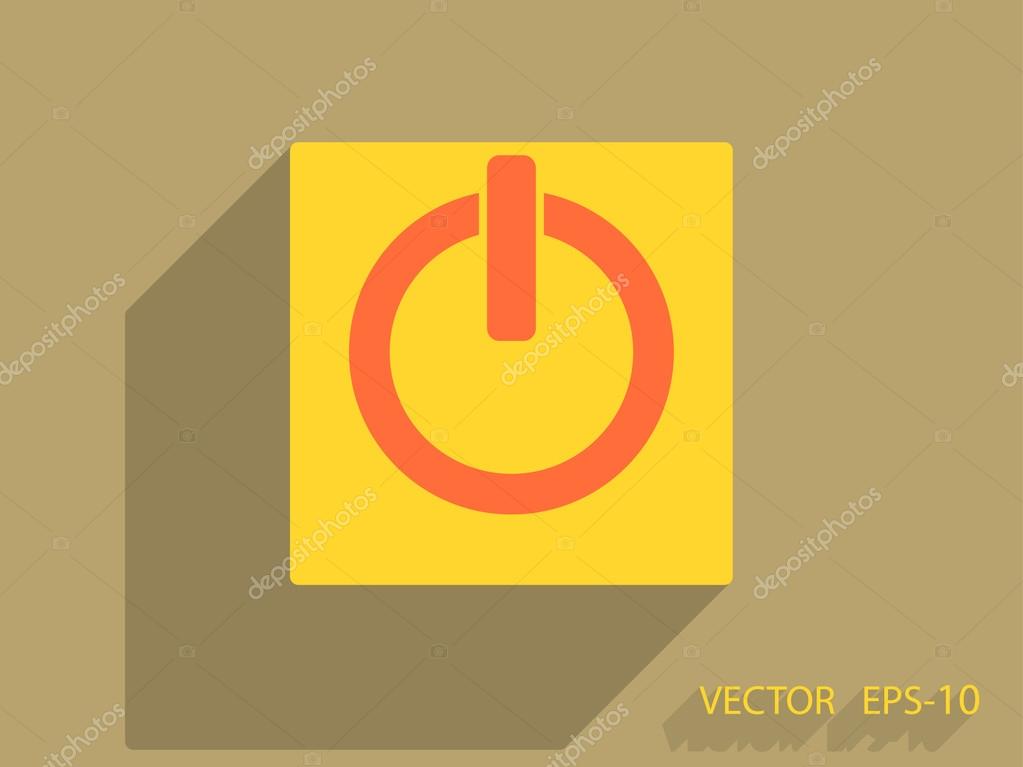 Icono plano de poder Vector de stock por ©ArchManStocker 62369995