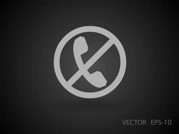 Matikan ikon telepon Vektor Stok oleh ©ArchManStocker 54670403