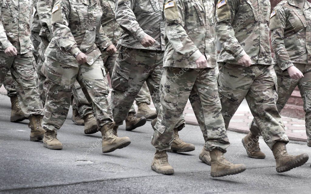 Soldados estadounidenses. Ejército de EE.UU. Fuerzas militares de los ...