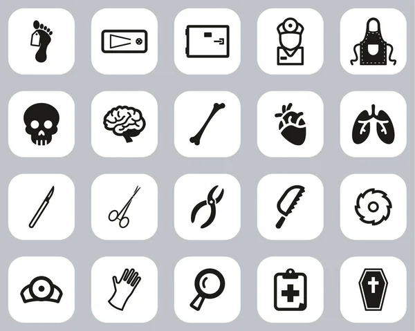 Morgue Icons Flat Design Circle Stock Vector Image by ©Bakai #145489807