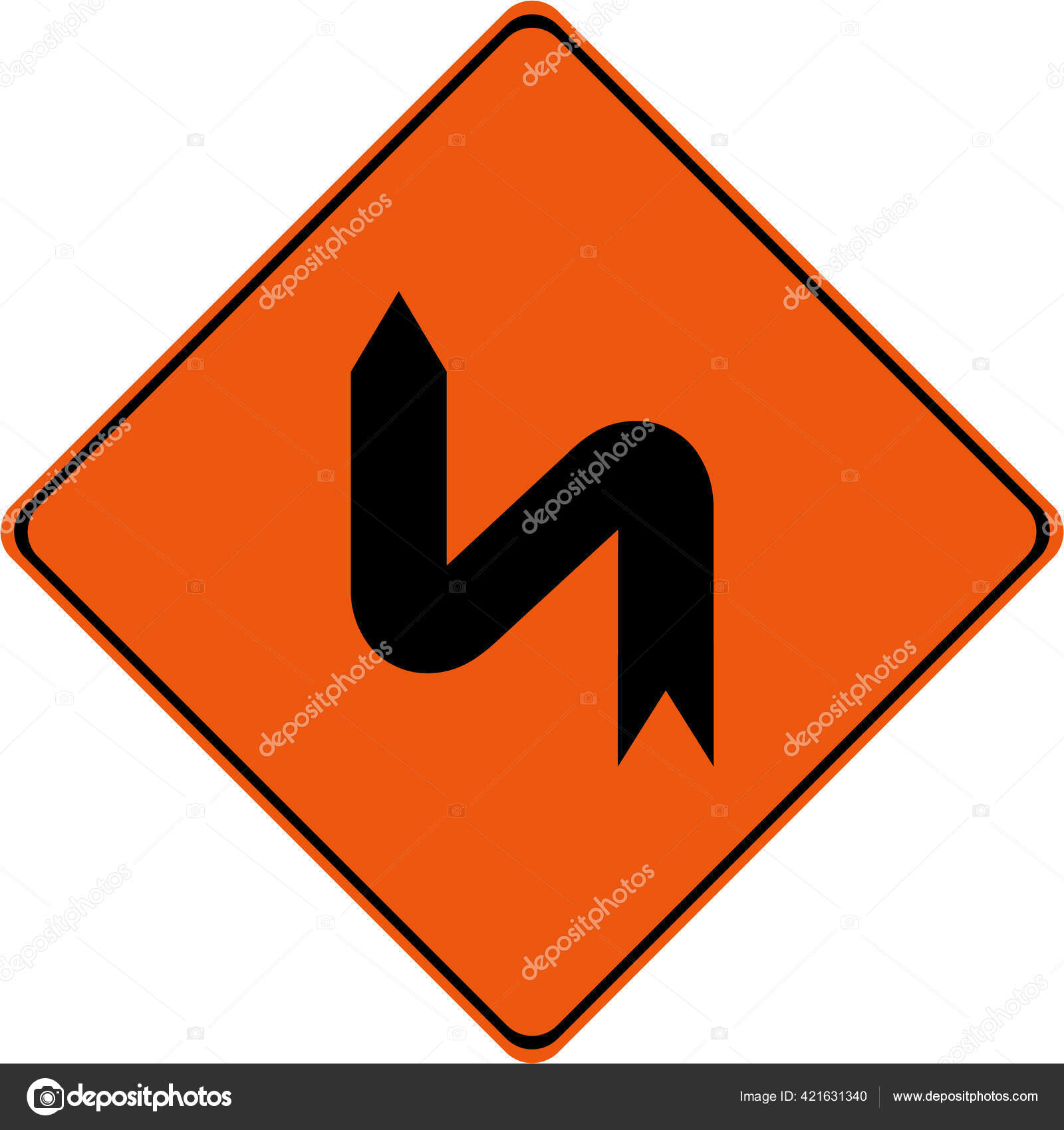 Dangerous Curves Road Sign