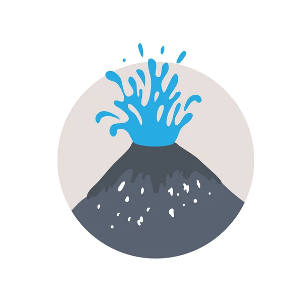 Water geyser logo, vector illustration Stock Vector by ©wasja 109905314